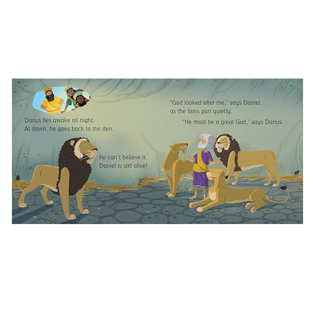 Daniel in the Lions' Den: A Beloved Board Book Bible Story – Cottonwood ...