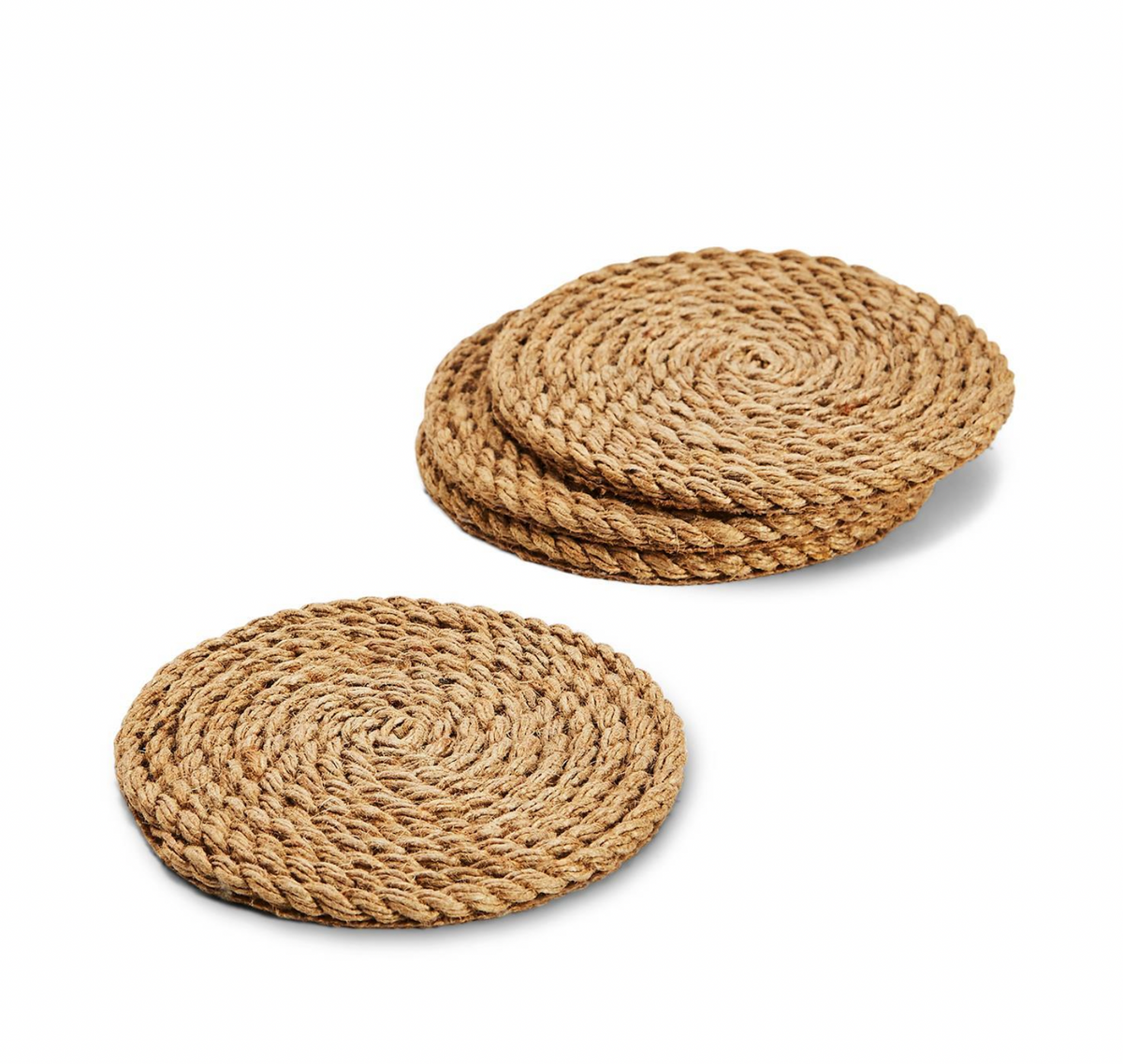 Jute Rope Coasters- Set of 4 – Cottonwood Company